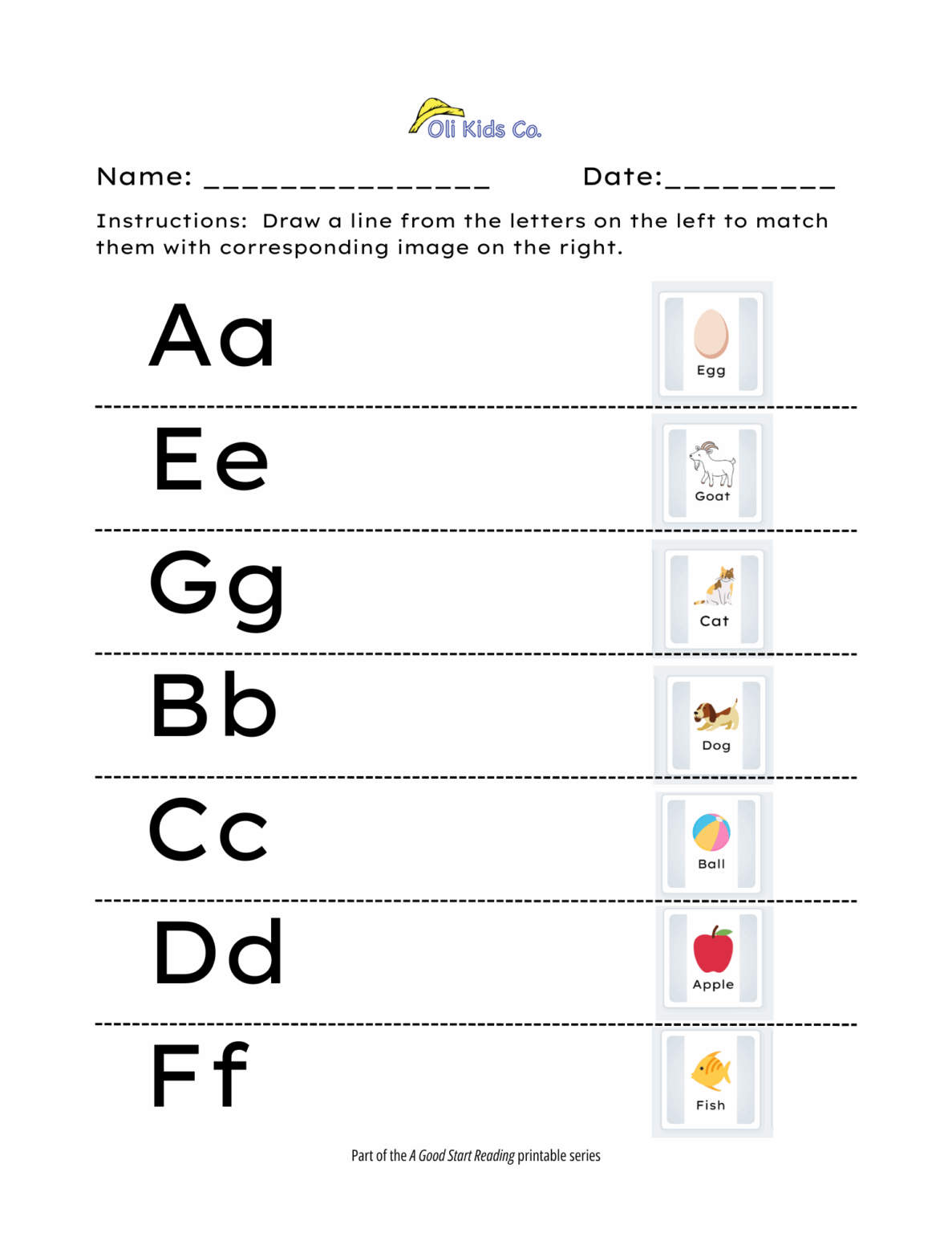 Free Reading Printables for Kids | Phonics & Alphabet Worksheets
